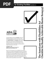 Ada Checklist Word Fillable Form | PDF | Americans With Disabilities ...