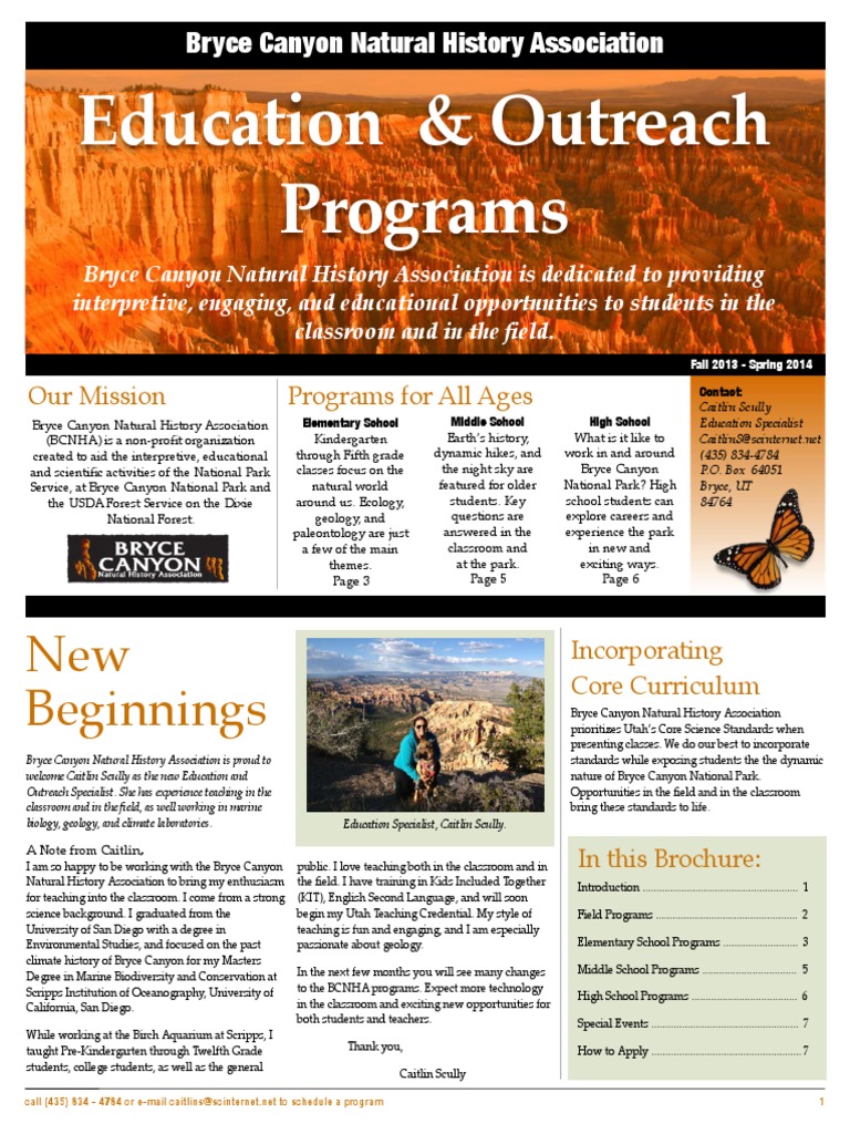 Education & Outreach Programs: New Beginnings | PDF | Night Sky | Dinosaurs