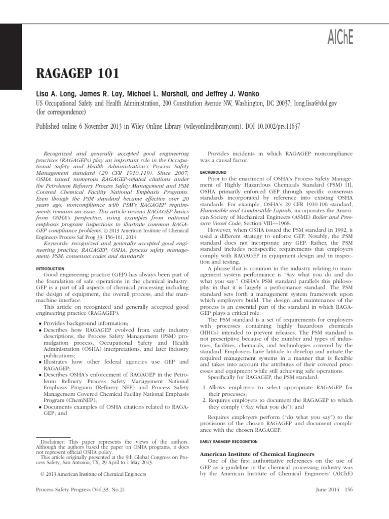 Ragagep 102 | PDF | Occupational Safety And Health Administration ...