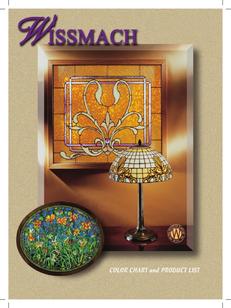 Wissmach Glass Color Code Chart and Product List | PDF | Blue | Green