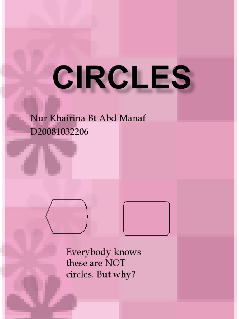 Understanding Circles vs. Ovals | PDF | Home & Garden