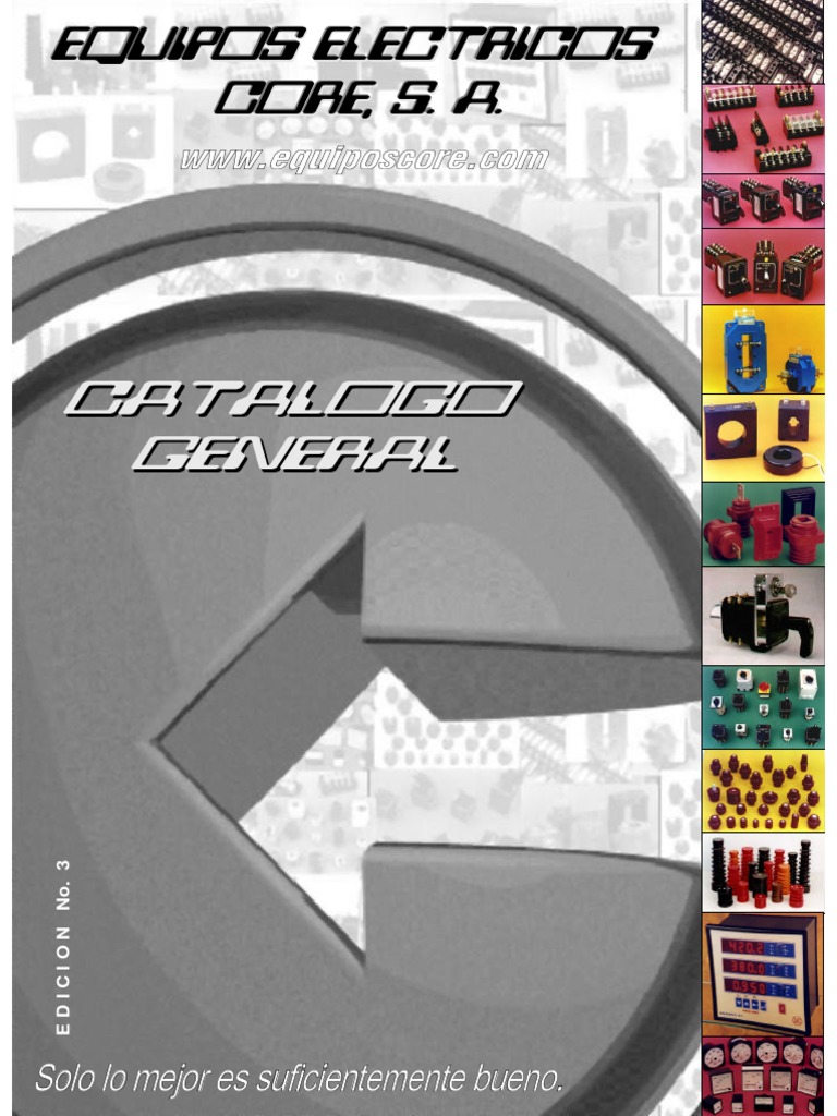 Catálogo de Equipos Eléctricos CORE | PDF | Aluminio | voltaje