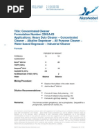 Dow Surfactants: Reference Chart | PDF | Emulsion | Surfactant