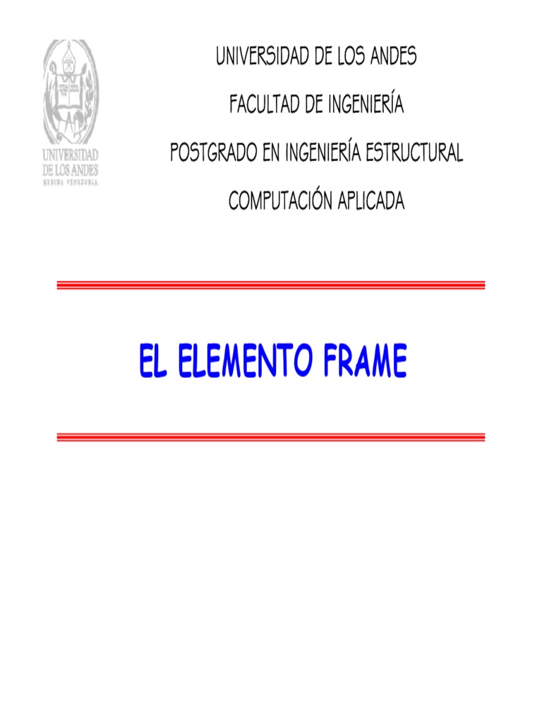 SAP2000 Frame | PDF | Rigidez | Doblar