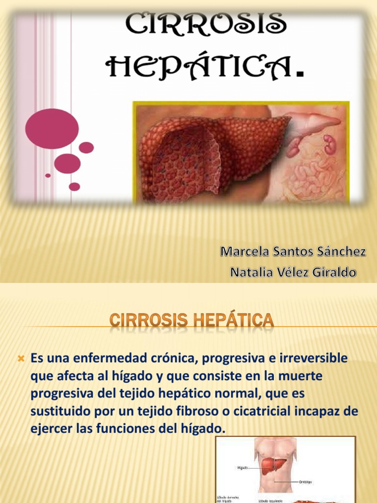 Cirrosis Hepatica | PDF | Cirrosis | Especialidades Medicas