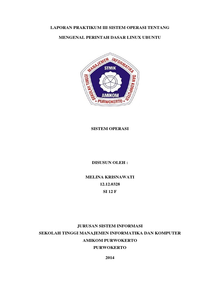 Laporan Praktikum III Sistem Operasi Linux | PDF | Komputer