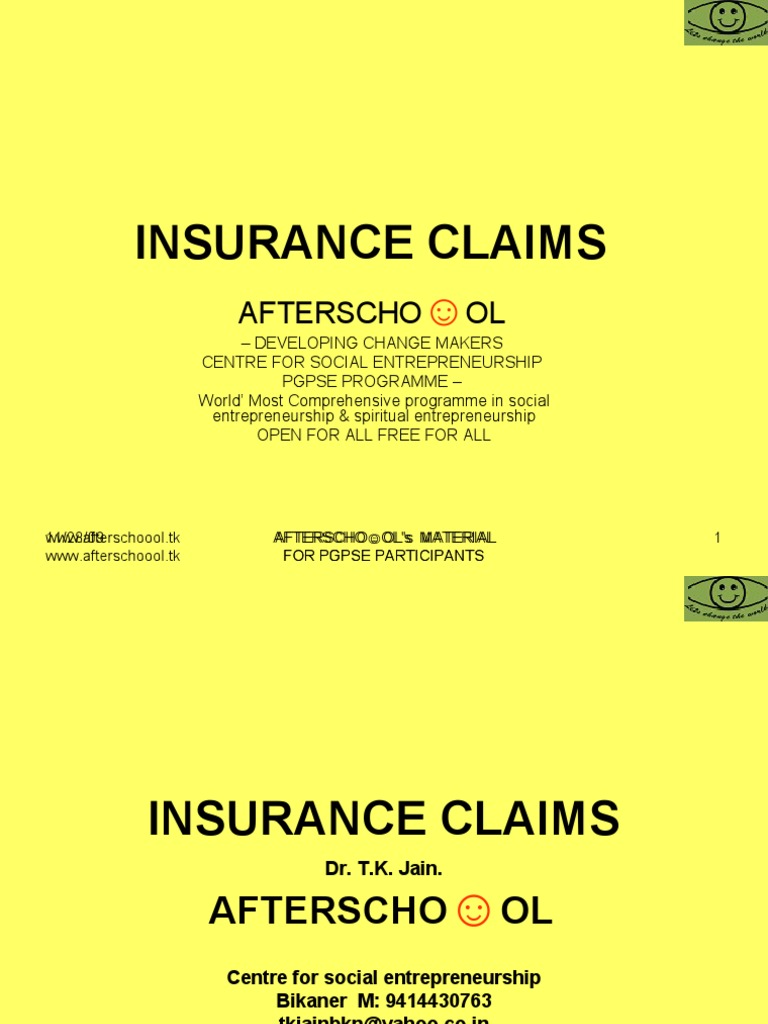 Insurance Claims | PDF | Insurance | Economies