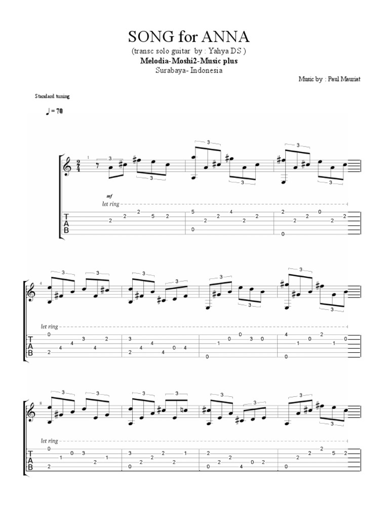 Song for Anna | Guitar Family Instruments | Guitars