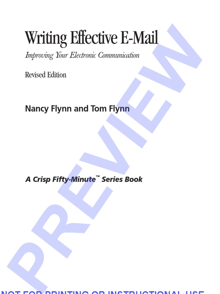 Writing Effective Emails | PDF | Email | Mail