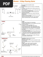 Trips and Bunch Formation Plays | PDF | Quarterback | Athletic Sports