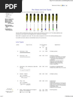 Standard Pen Sizes and Uses | PDF