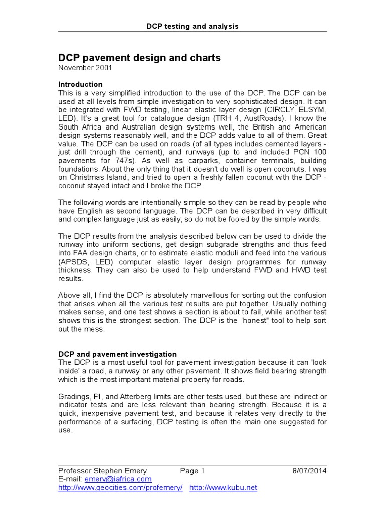 DCP Test | PDF