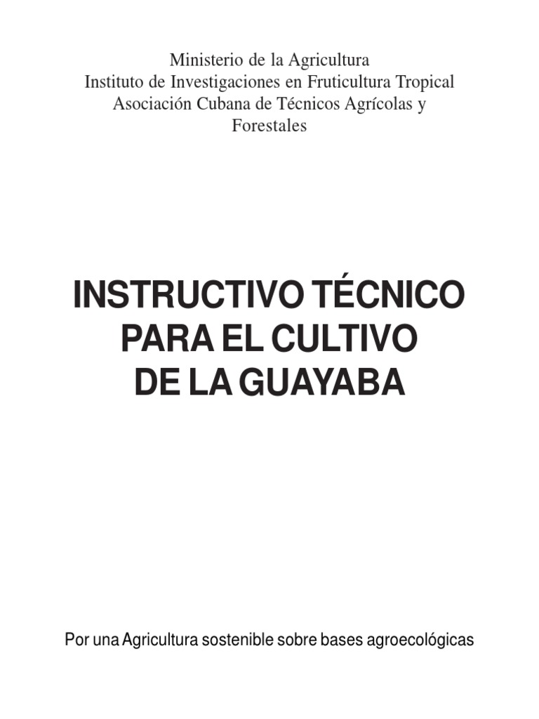 Guayaba | PDF | Injerto | Fertilizante