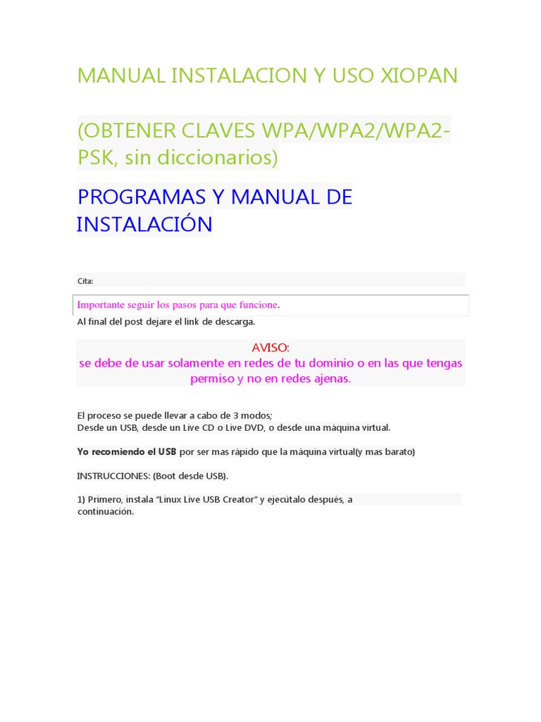 Manual Xiaopan | PDF | Informática