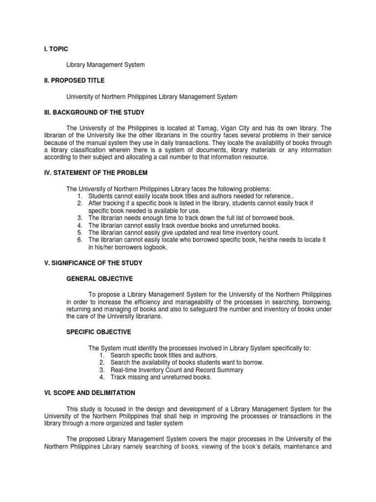 Thesis Library Management System | Librarian | Libraries