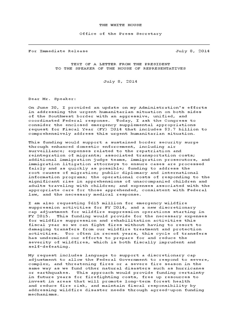 Letter From The President | PDF