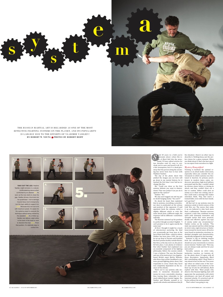 Black Belt Magazine Systema Article | PDF | Breathing | Exhalation