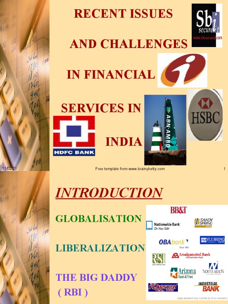Challenges in India's Financial Sector | PDF