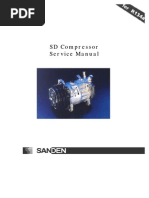 Sanden Compressor Service Guide | PDF | Air Conditioning | Gas Compressor