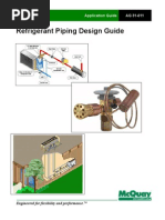 Refrigerant Pipe Sizing Guidelines | PDF