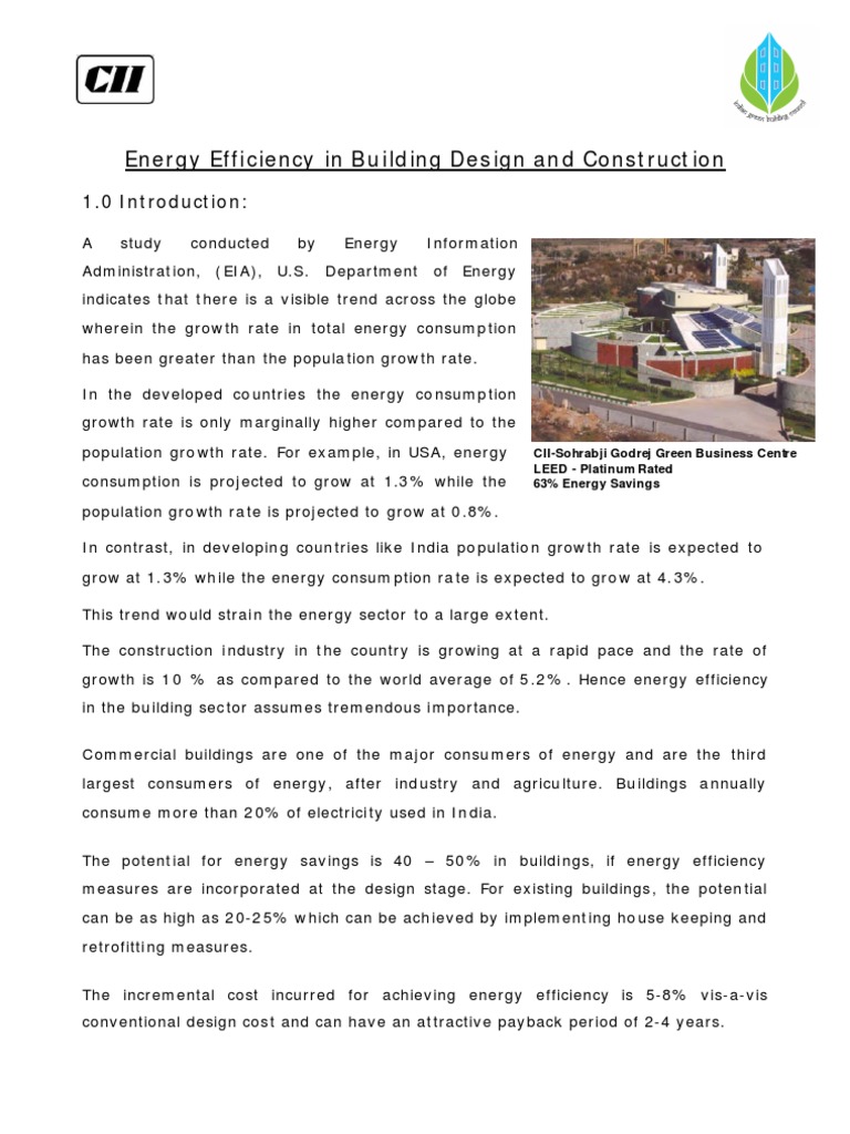 Energy Efficiency | PDF