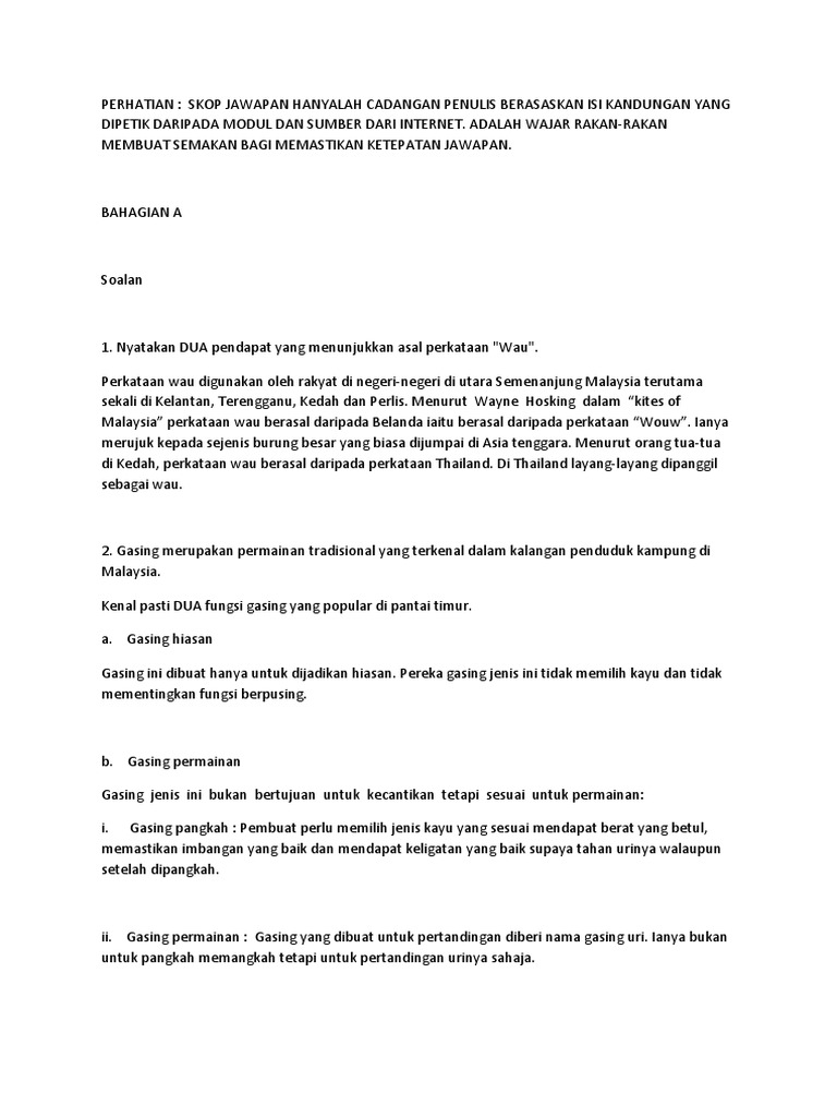 Contoh Soalan Hbae 3203 | PDF