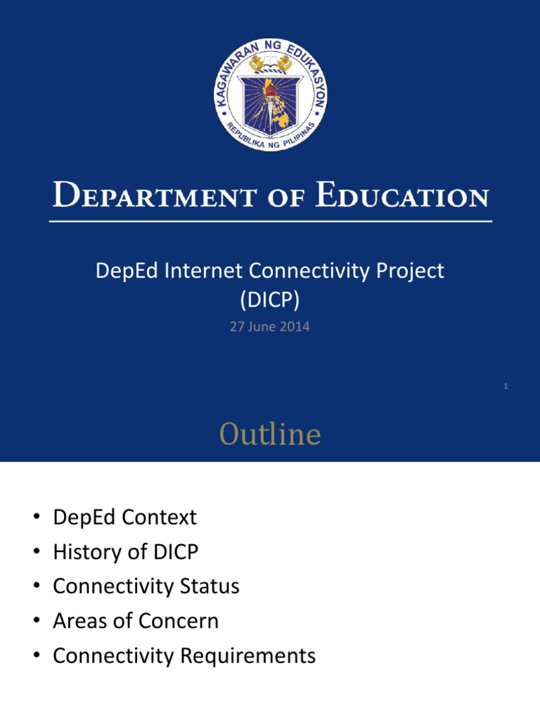 DepEd Internet Connectivity | PDF | Mindanao | Wide Area Network