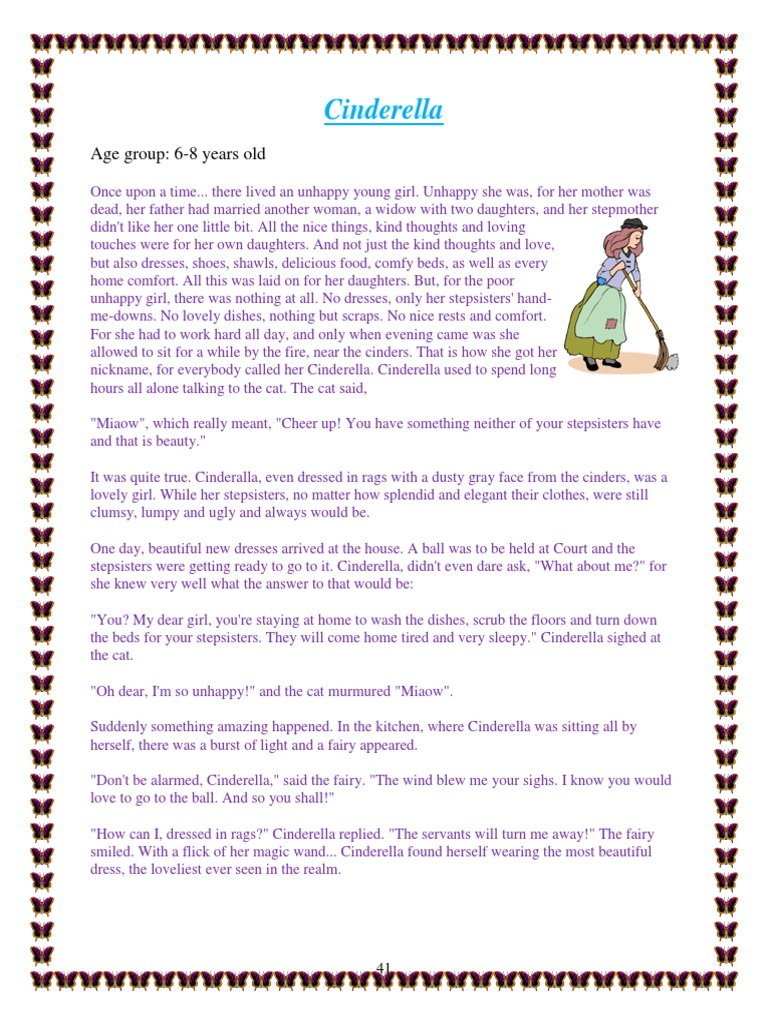 Cinderella: A Tale for Young Readers | PDF | Cinderella | Clothing