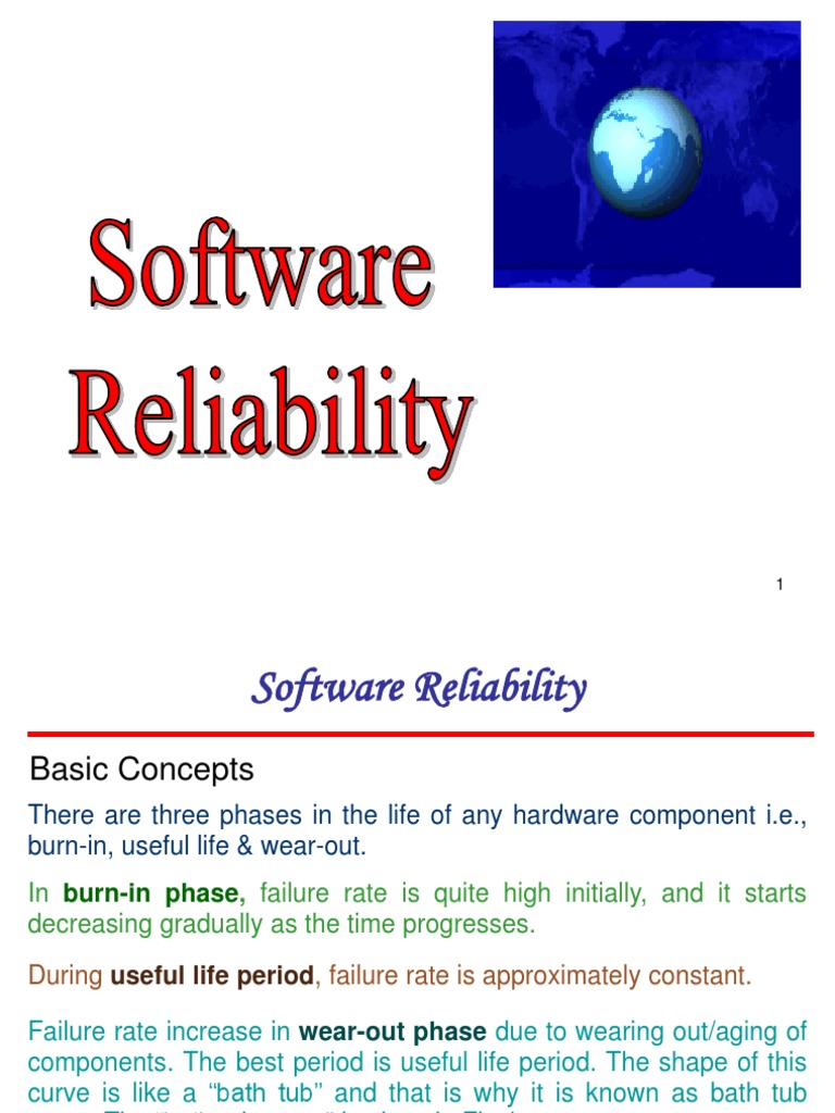 2@software Reliability | PDF | Reliability Engineering | Software Quality