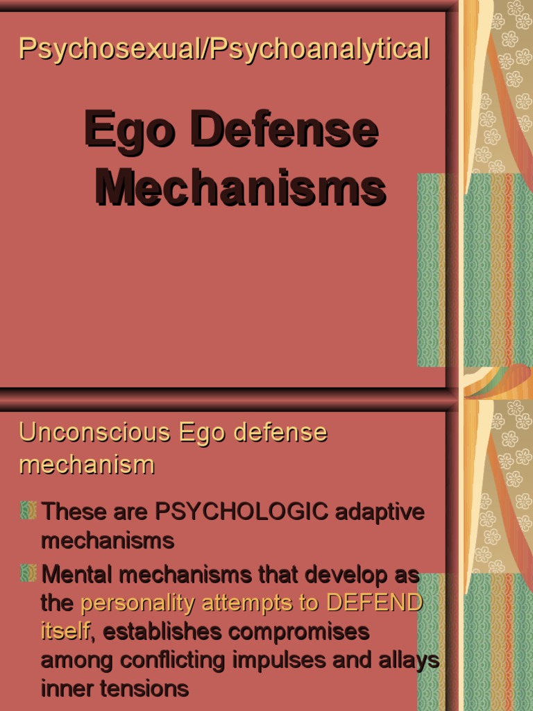 Ego Defense Mechanism | PDF | Career & Growth | Self-Improvement
