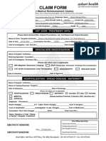 MSH Claim Form Dubai - GCC | PDF