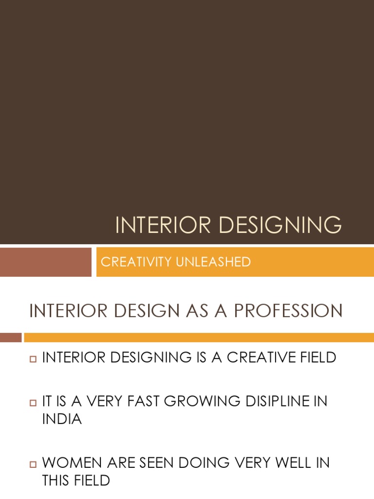 Interior Designing: Creativity Unleashed | PDF | Interior Design ...