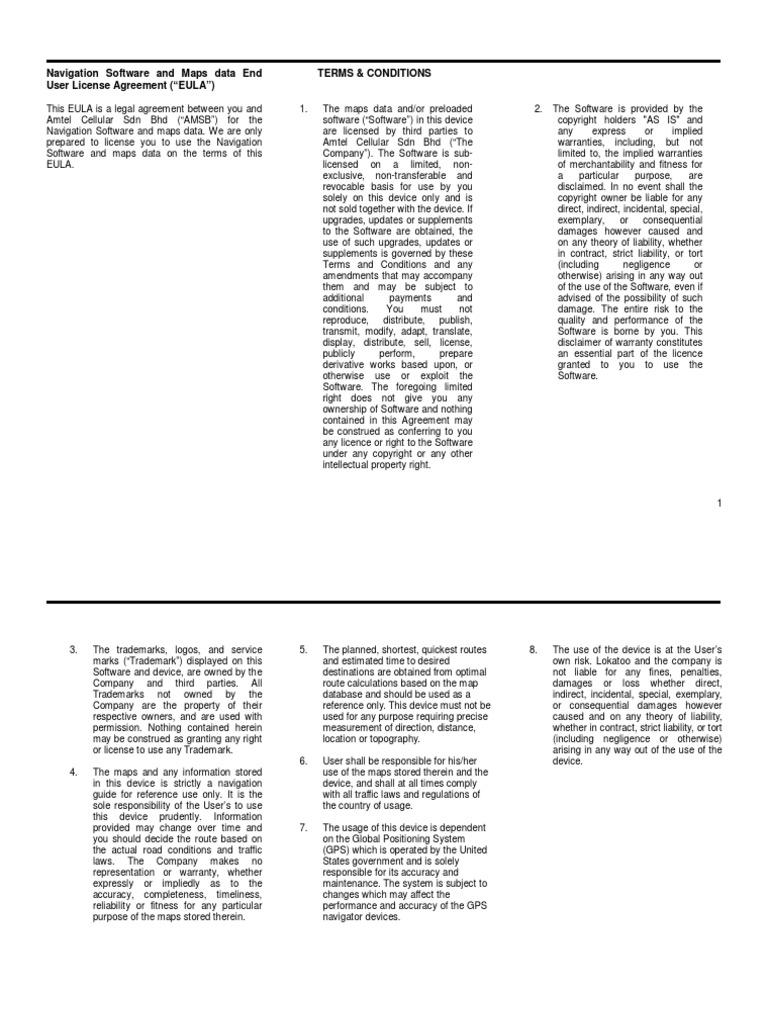 Lokatoo - Navigation Software User Manual (For Software 4.0 PERODUA ...