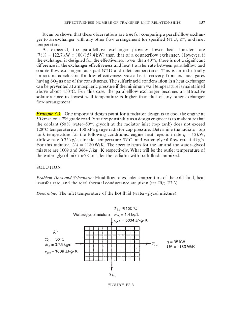 Ejemplo DTML Crossflow PDF | PDF | Radiator | Temperature