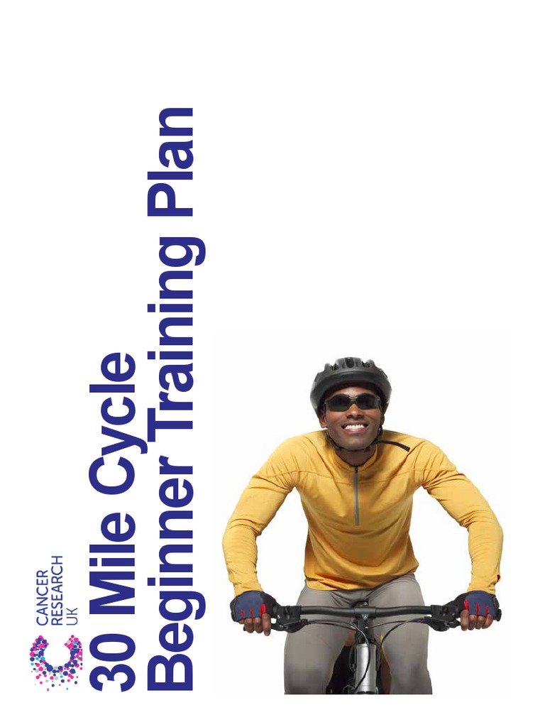 30-Mile Beginner Cycling Training Plan | PDF | Flexibility (Anatomy ...