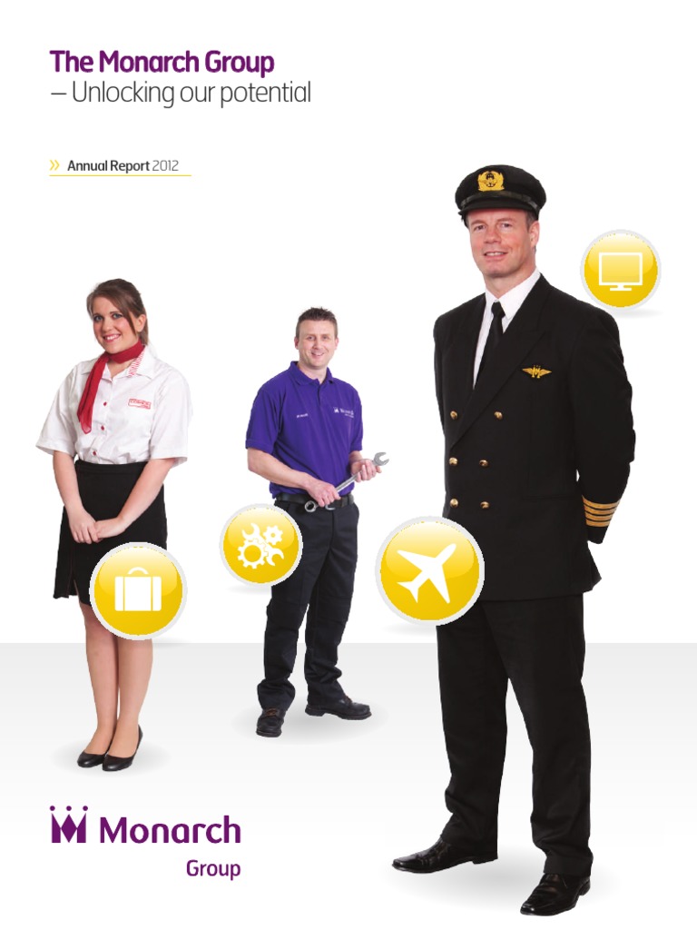 The Monarch Group Online Annual Report 2012 | PDF | Airlines | Low Cost ...
