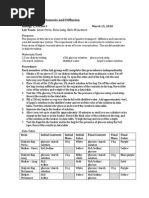 Dialysis Tubing Osmosis Experiment | PDF | Chemistry | Physical Sciences