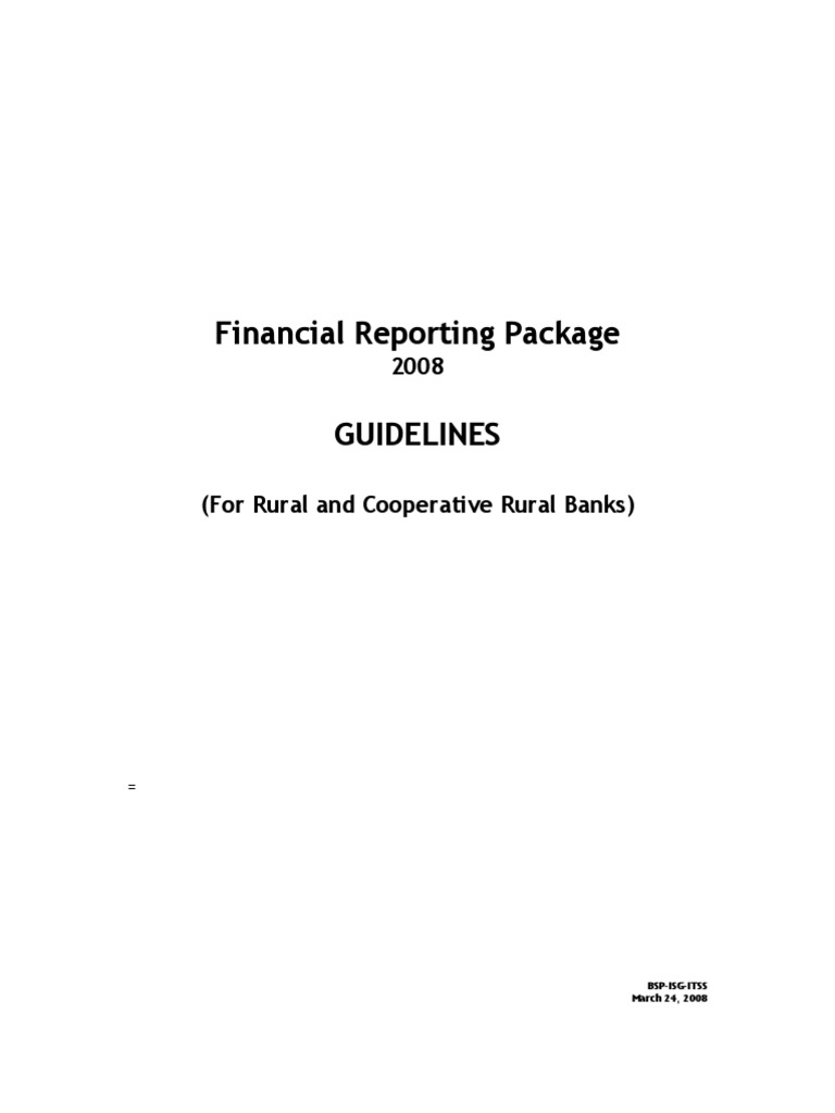 FRP Templates Guidelines (For RBS) | PDF | Deposit Account | Banks