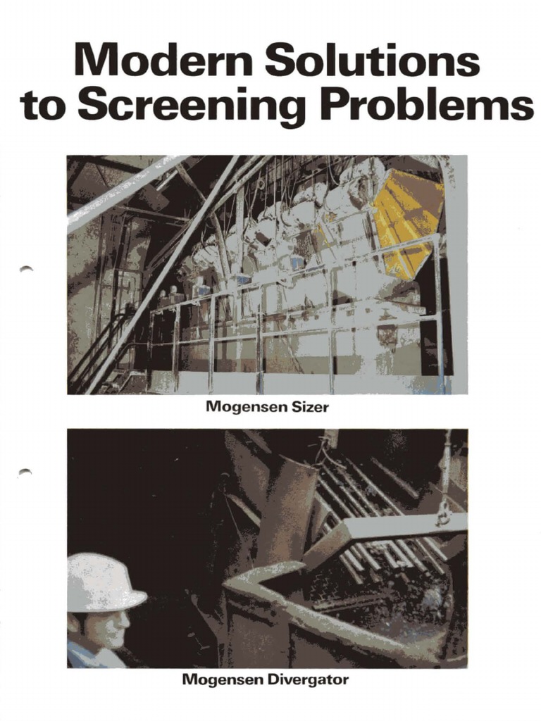 Modern Solutions To Screen NG Problems: Mogensen Sizer | PDF ...