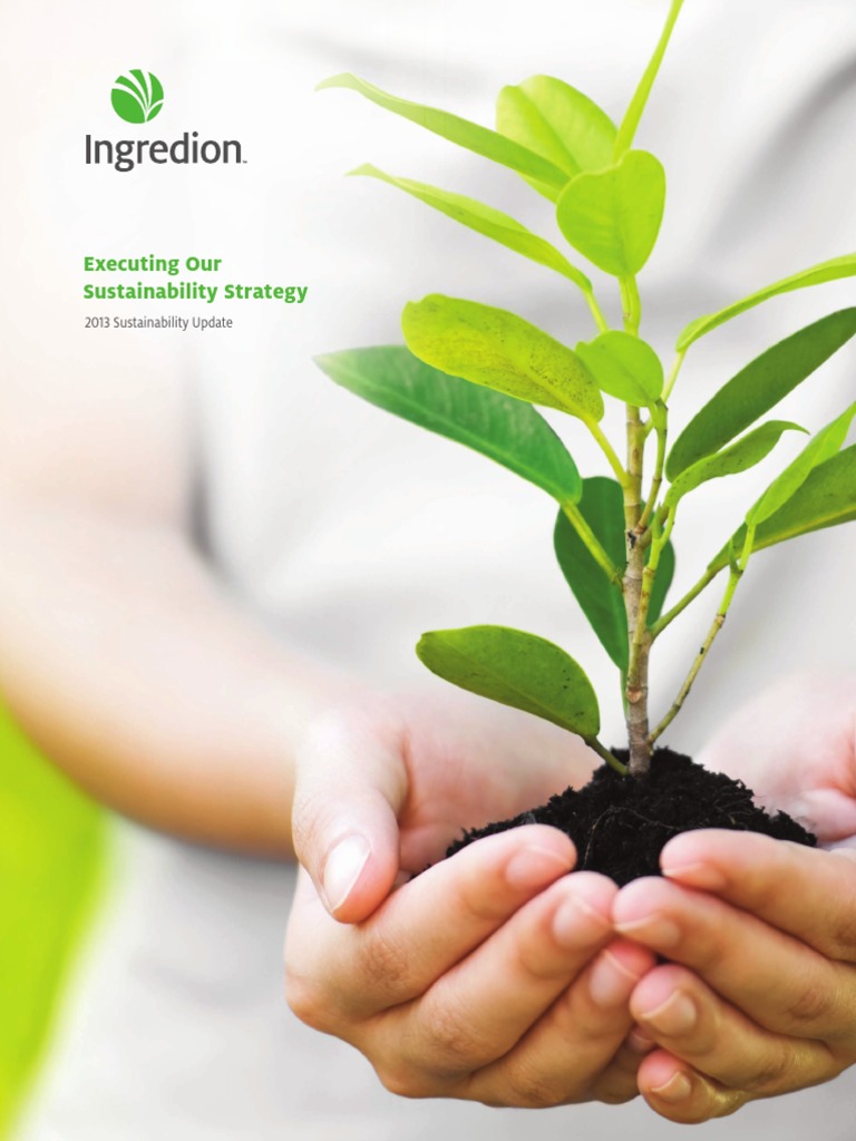 Ingredion 2013 Sustainability Print | PDF | Business Ethics | Agriculture