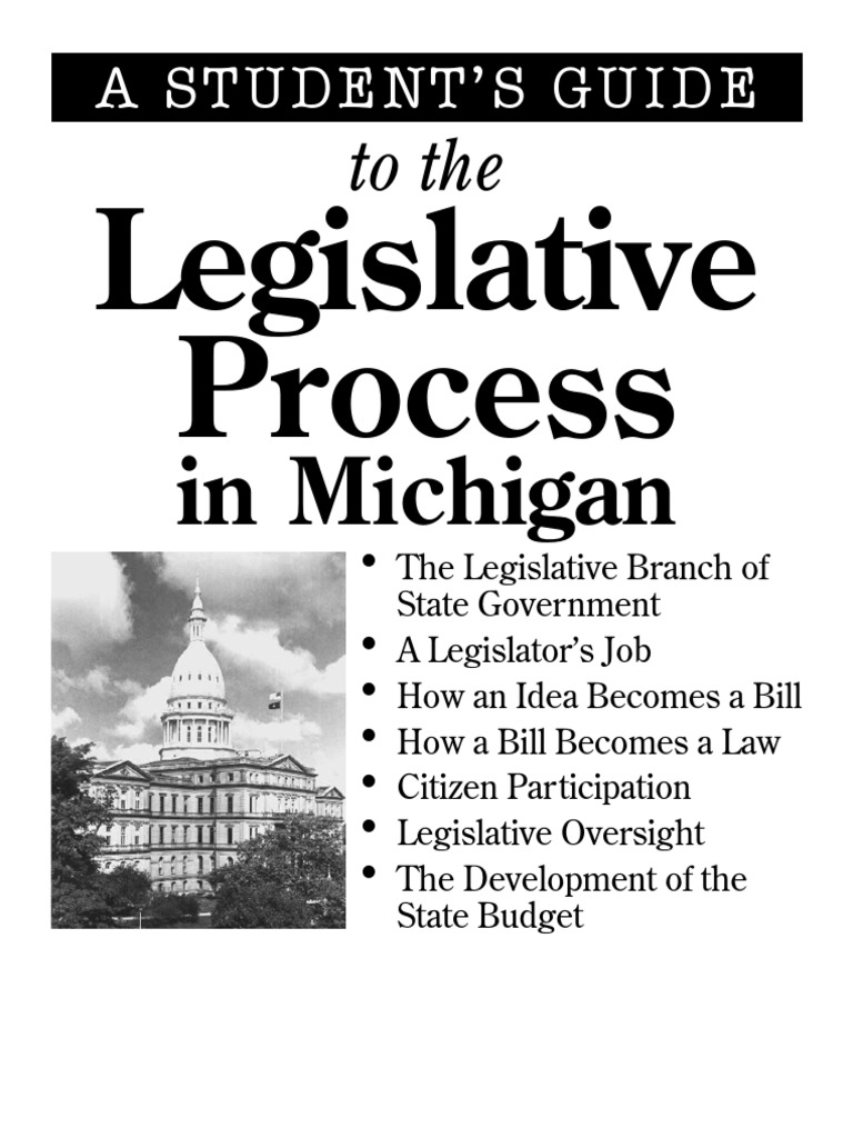 A Student's Guide To The Legislative Process in Michigan | PDF | United ...
