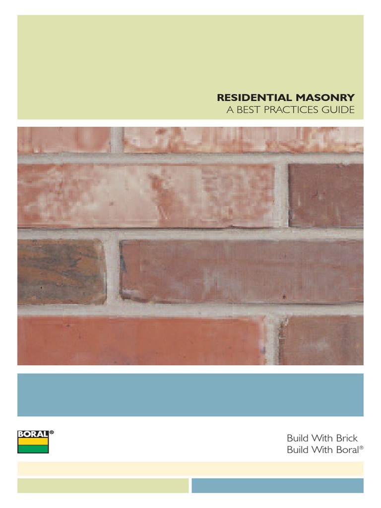 Boral Installation MasonryGuide | PDF | Masonry | Concrete