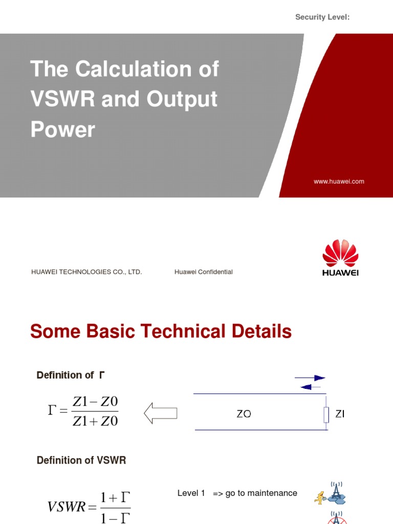 The Calculation of VSWR and Output Power | PDF | Arial | Science