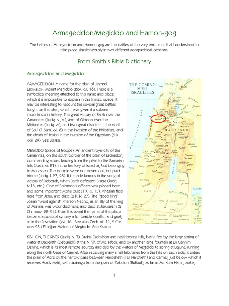 Understanding Hamon-gog and Armageddon | PDF | Old Testament People ...