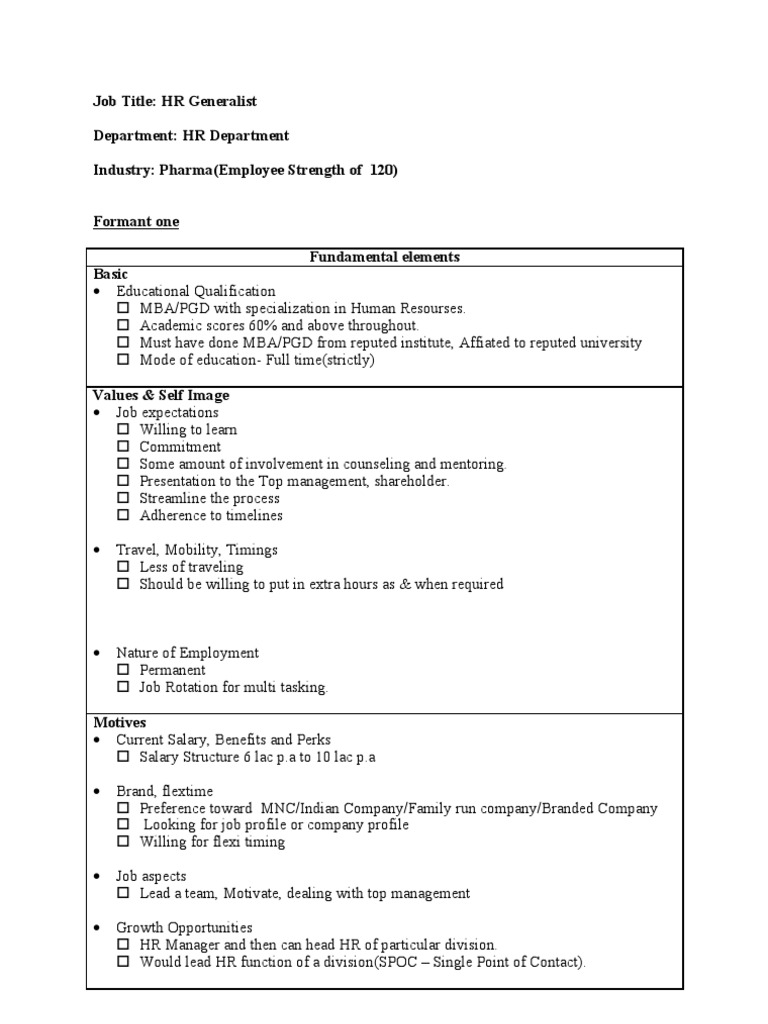 Competency Based Interview - 1 | PDF | Employment | Human Resources