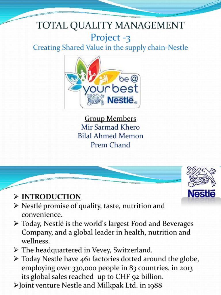 Nestle Project 3 | Download Free PDF | Nestlé | Supply Chain
