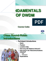 DWDM & Otn Training | PDF | Wavelength Division Multiplexing | Optical Fiber