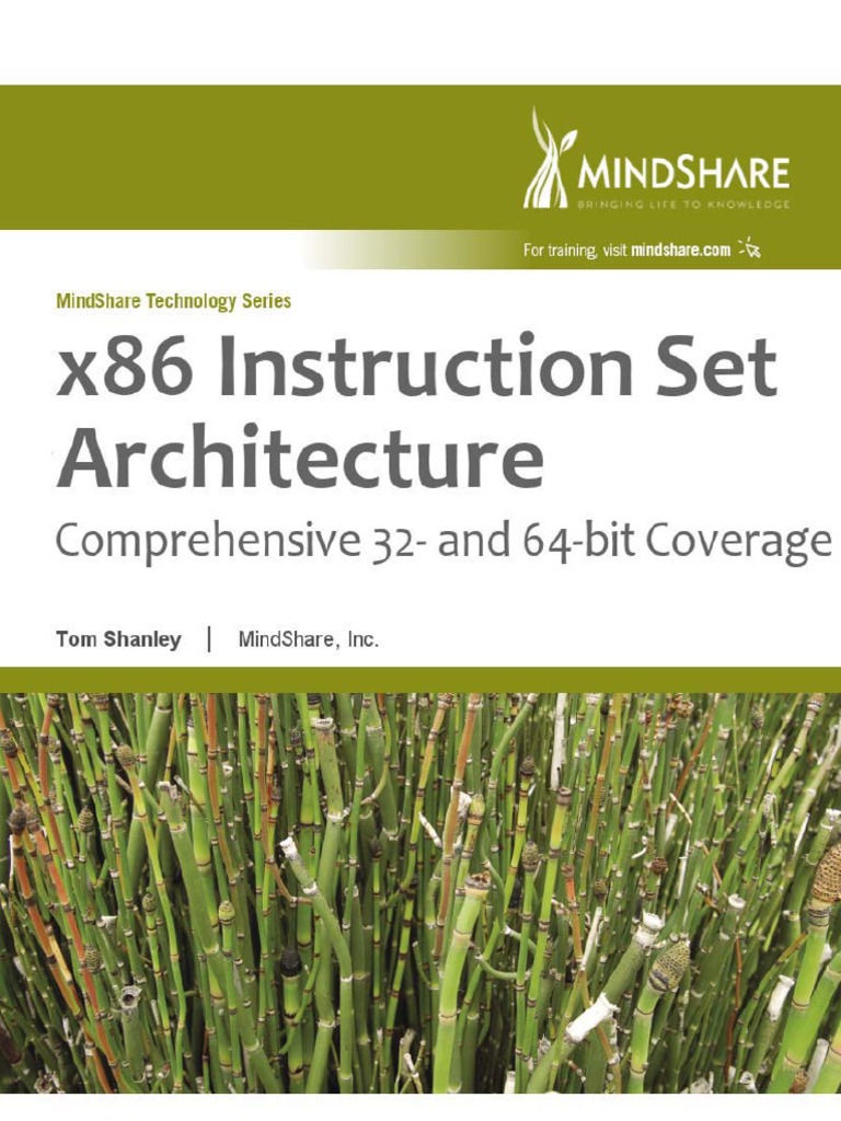 x86 Instruction Set Architecture | PDF | Instruction Set | 64 Bit Computing