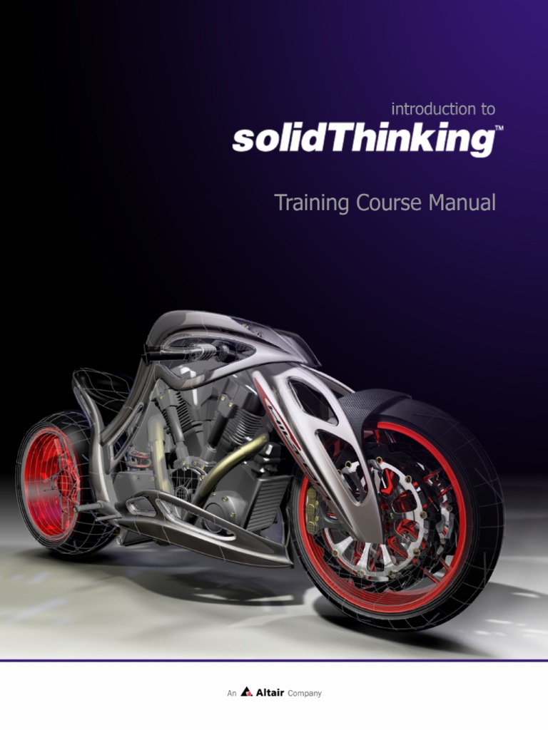 SolidThinking 8.0 Training Course Eng | PDF | Icon (Computing) | Command Line Interface