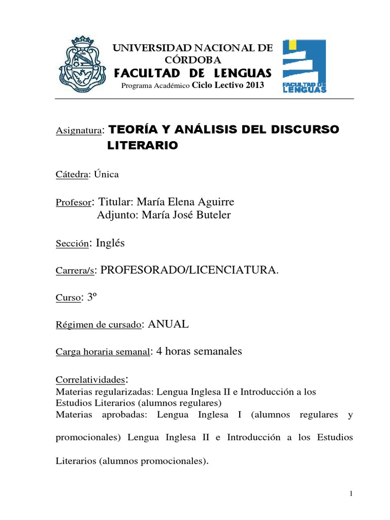 Programa TADL | PDF | Universidad de Oxford | Literatura inglesa